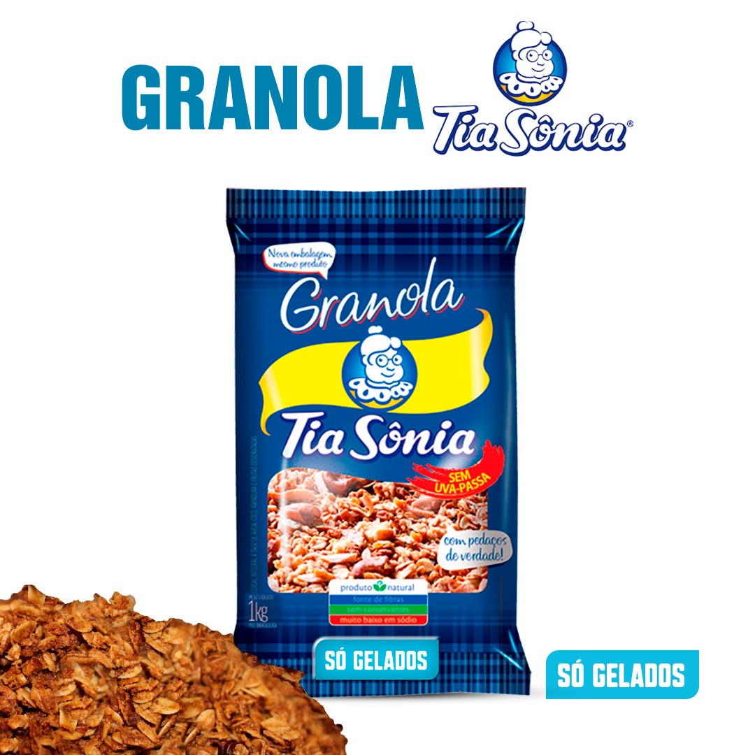 SÓ GELADOS :: Açaí e granola Tia Sônia | Só Gelados