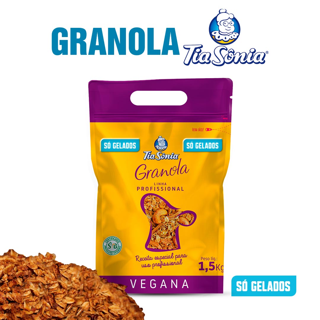 SÓ GELADOS :: Açaí e granola Tia Sônia | Só Gelados
